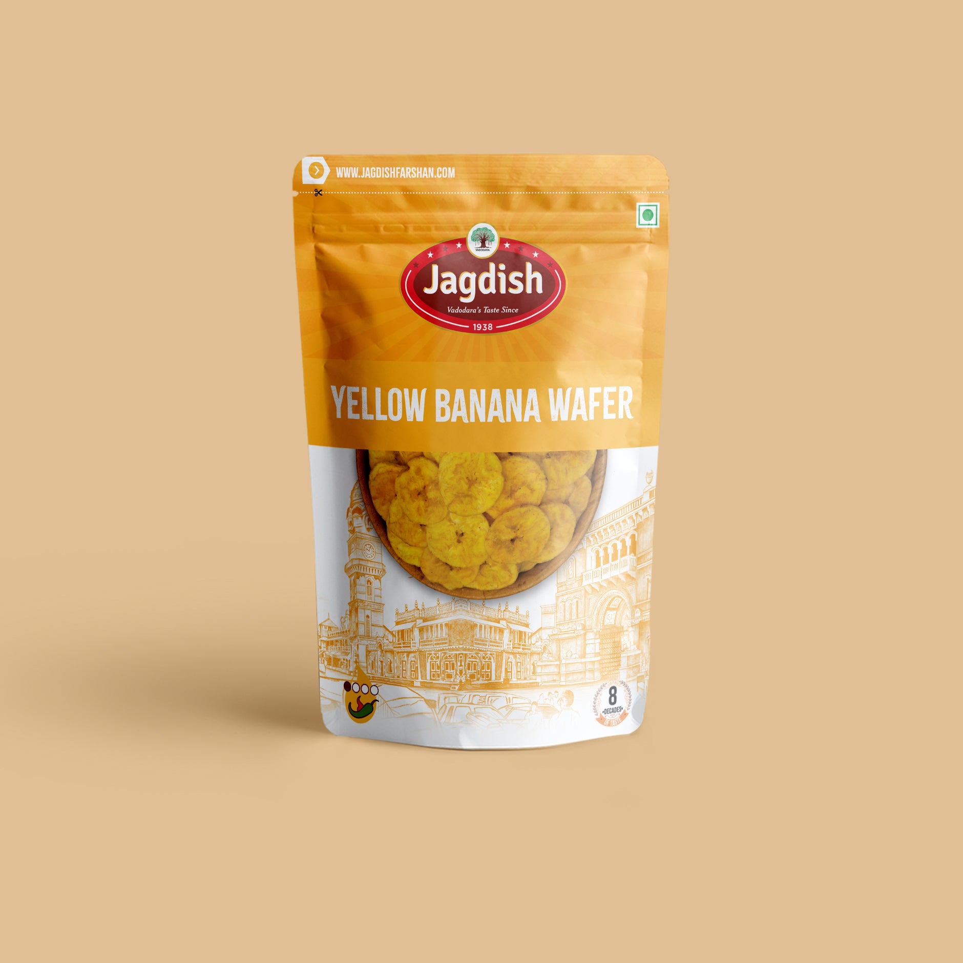 Jagdish Yellow Banana Wafers