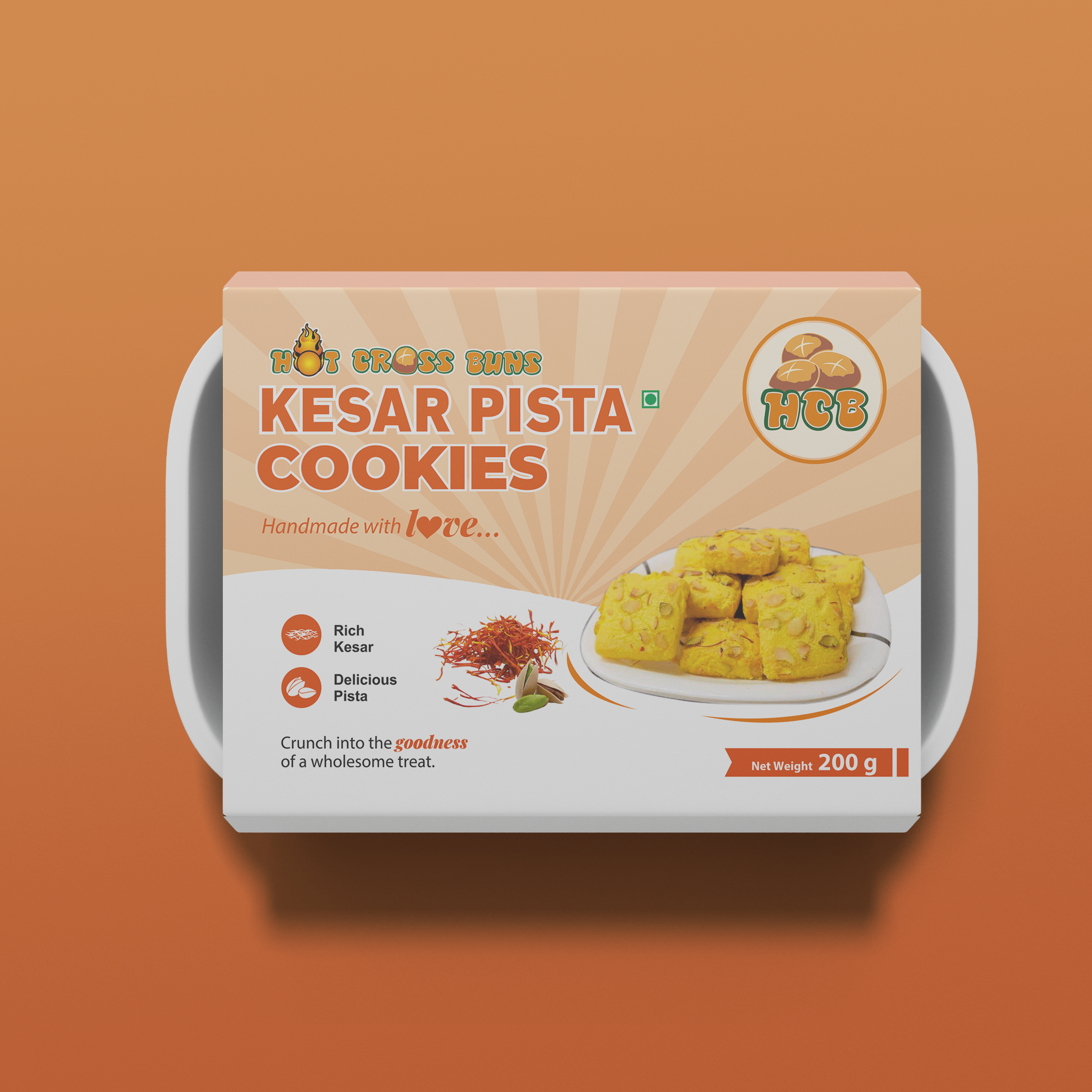Kesar Pista Cookies – Saffron & Pistachio Cookies | Jagdish Farshan